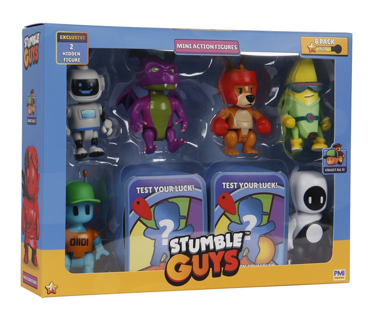 Stumble Guys S2 Mini Action 8 Pack Deluxe Box Ver.B - Stumble Guys ...