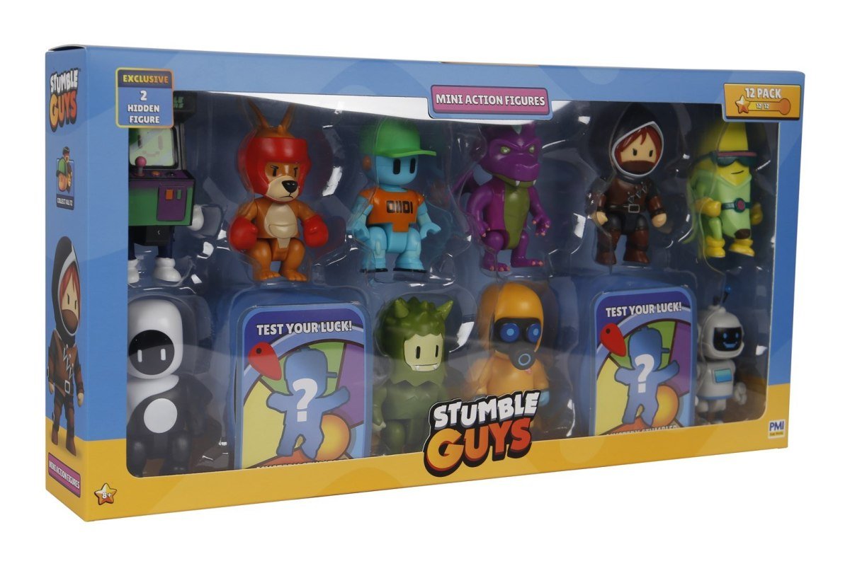 Stumble Guys S2 Mini Action Figures - 12 Pack Deluxe Box - Stumble Guys ...