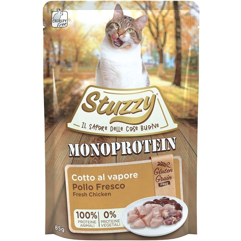 Stuzzy, Karma mokra monoproteinowa z kurczakiem, 85g - Stuzzy | Sklep EMPIK.COM