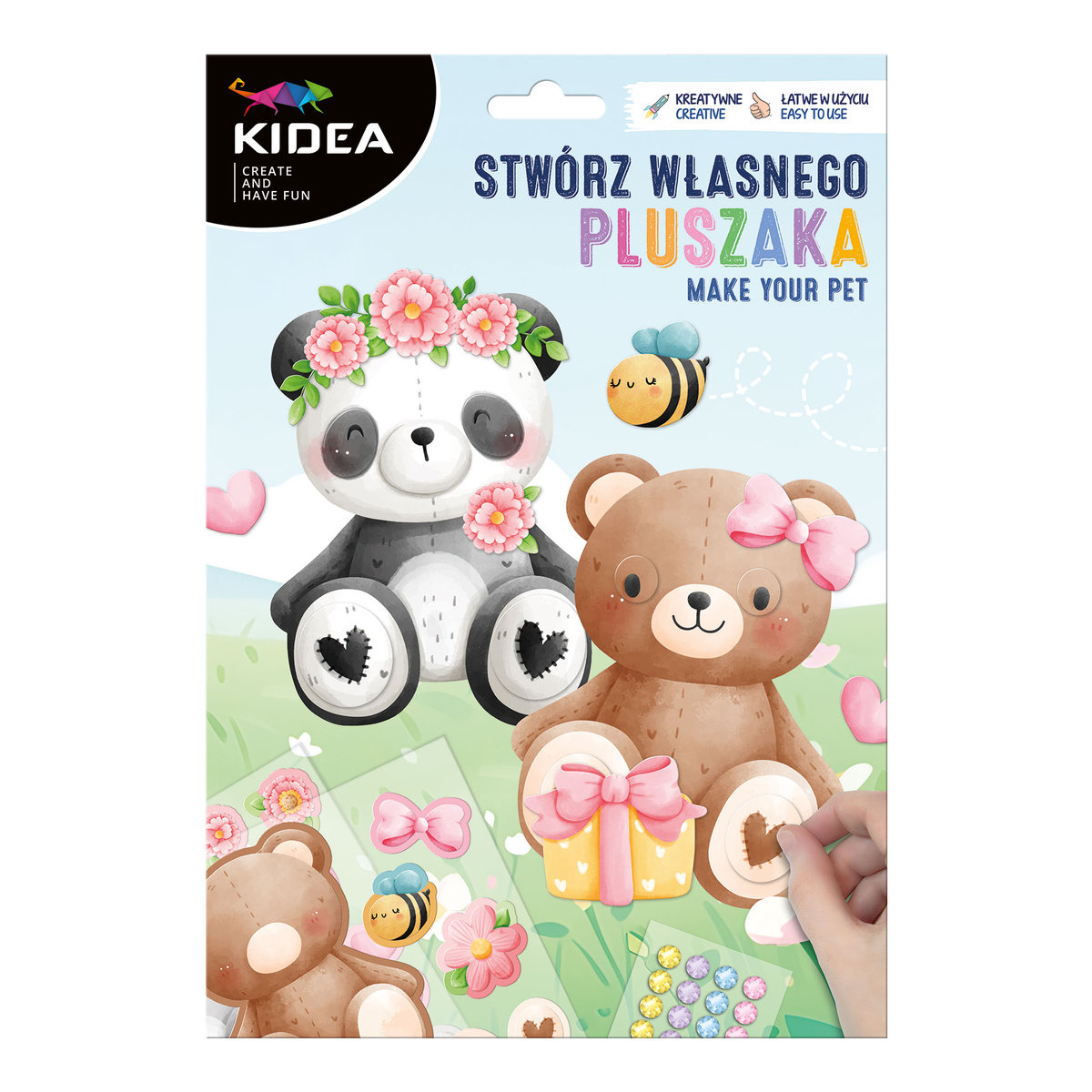 Stwórz własnego pluszaka, Kidea - Derform | Sklep EMPIK.COM