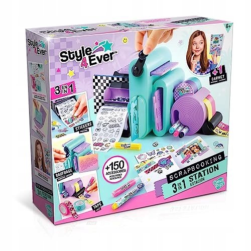 STYLE 4 EVER DIY SCRAPBOOKING STUDIO stacja zestaw 3w1 - Canal Toys ...