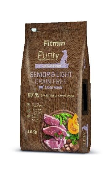 Sucha karma dla psa FITMIN Dog Purity Grain Free Senior&Light Lamb, jagnięcina, 2 kg - FITMIN ...