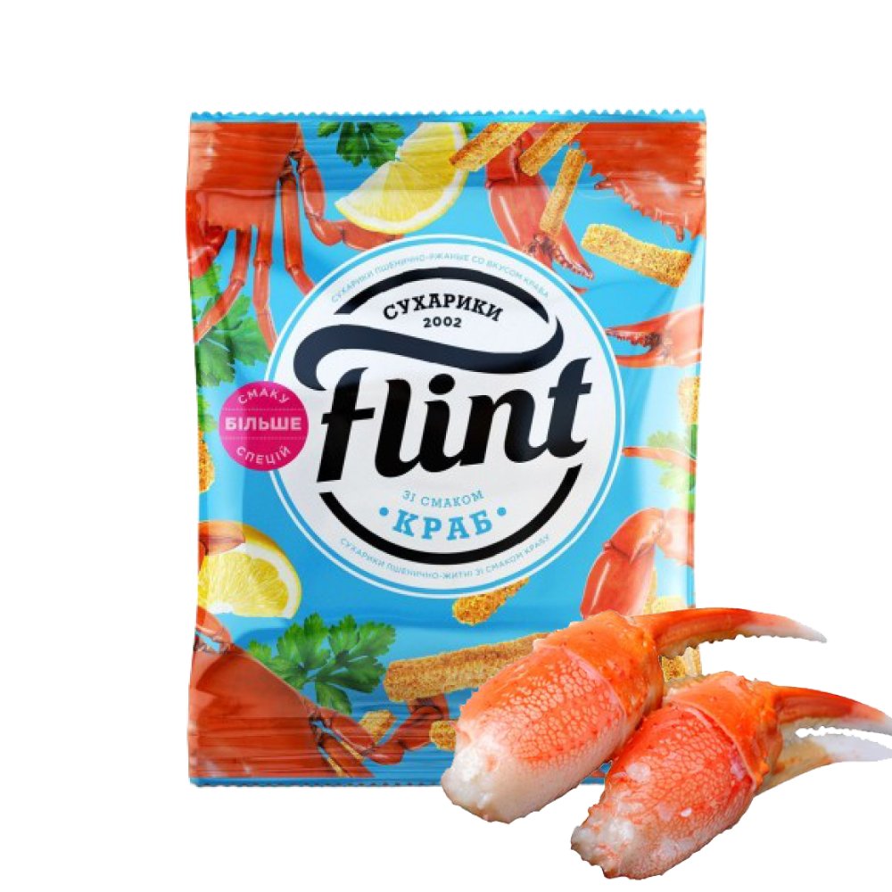 Sucharki Flint O Smaku Krab, 70 G - Inna marka | Sklep EMPIK.COM