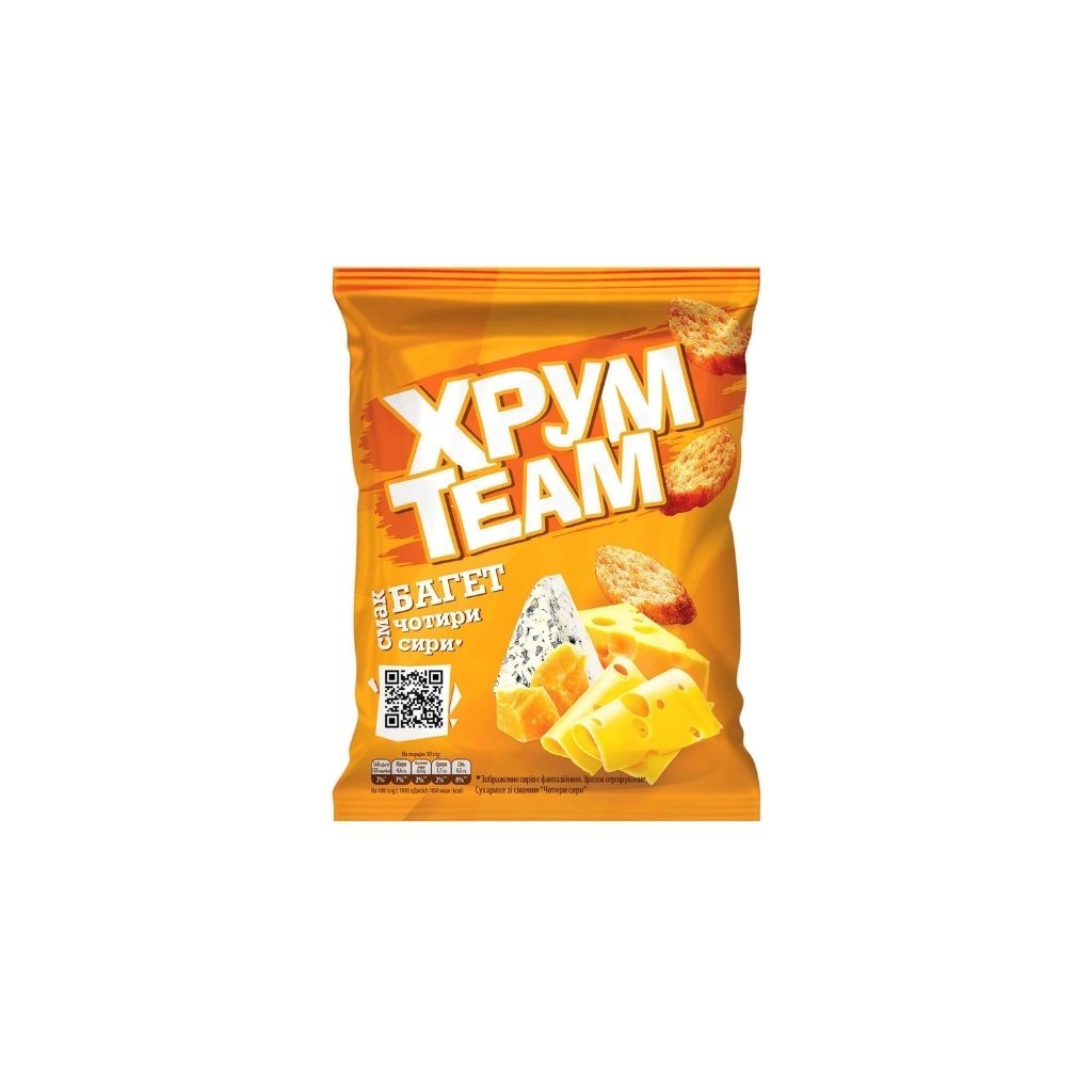 Sucharki o smaku Cztery Sery "Hrumteam" 55g - Inna marka | Sklep EMPIK.COM