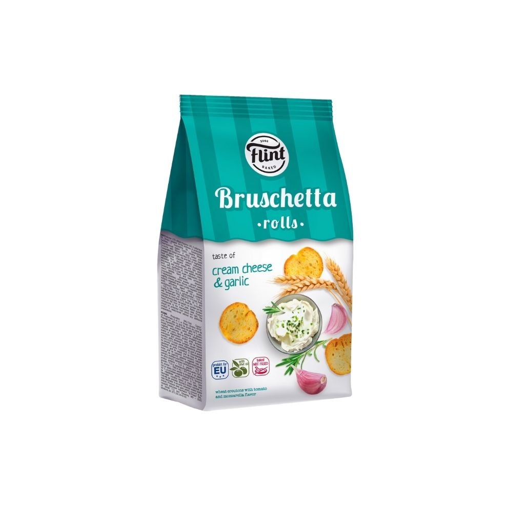 Sucharki pszenne pieczone o smaku serka śmietankowego z czosnkiem ...