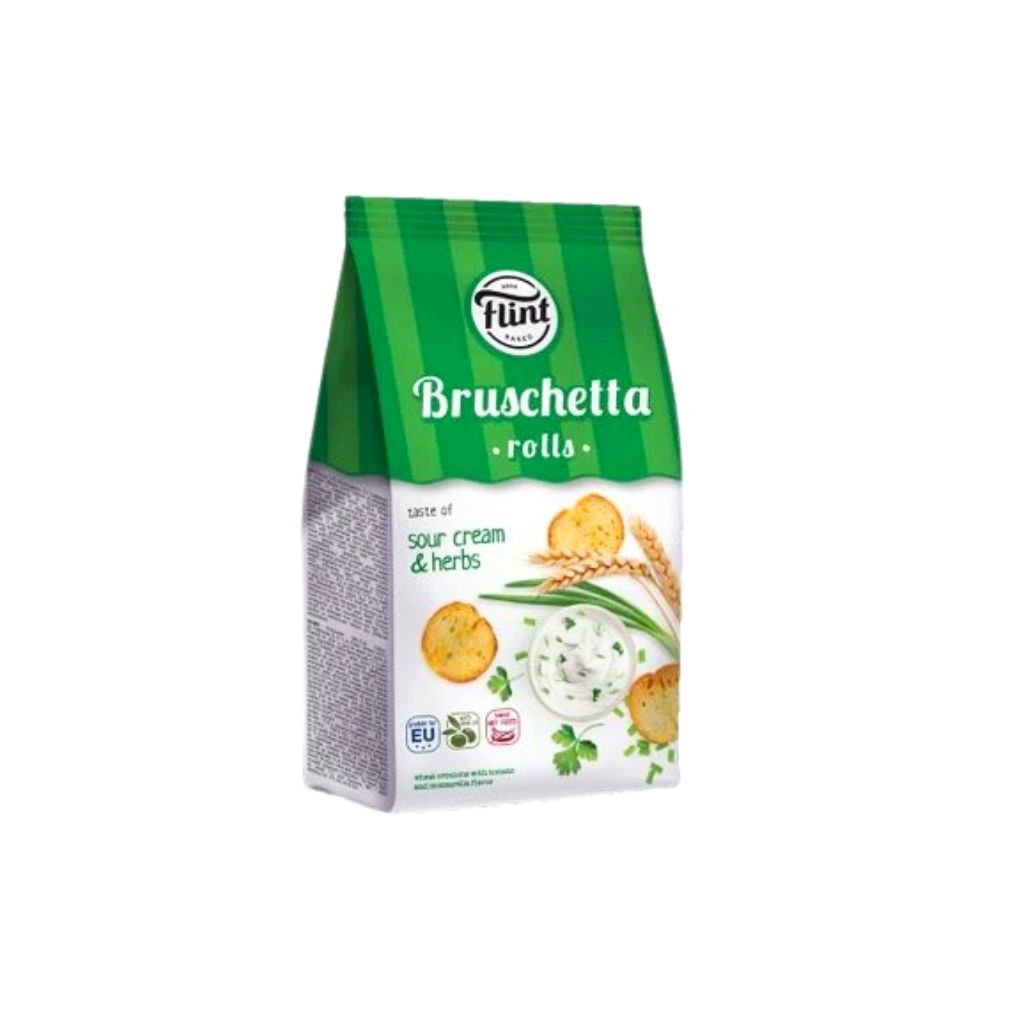 Sucharki pszenne pieczone o smaku śmietany z zieleniną Bruschetta Rolls ...