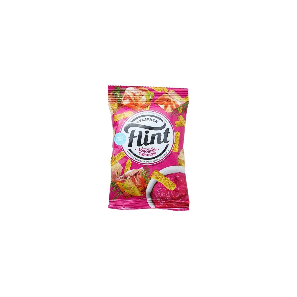 Sucharki pszenno-żytnie o smaku galaretki z chrzanem "Flint" 60g - Inna ...