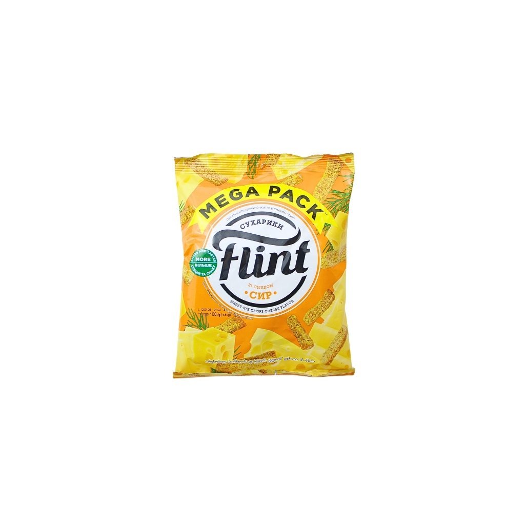 Sucharki pszenno-żytnie o smaku sera "Flint" 100g - Inna marka | Sklep ...