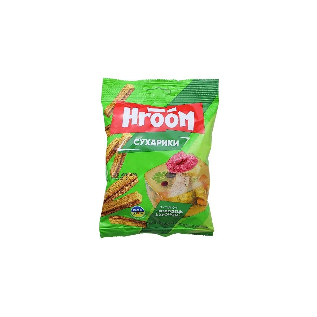 Sucharki żytnie o smaku Galaretka z chrzanem "TM Hroom" 60g - Inna ...