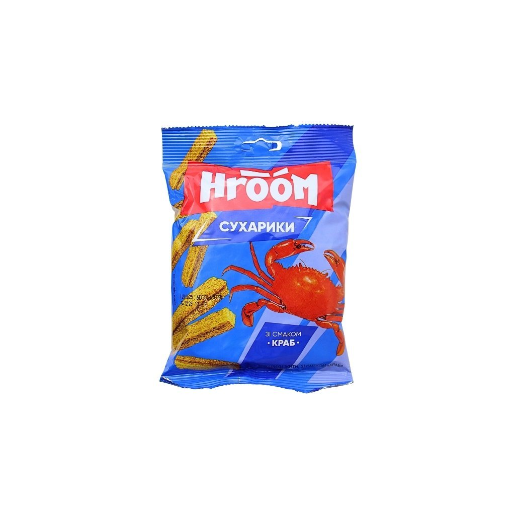 Sucharki żytnie o smaku Krab "TM Hroom" 60g - Inna marka | Sklep EMPIK.COM