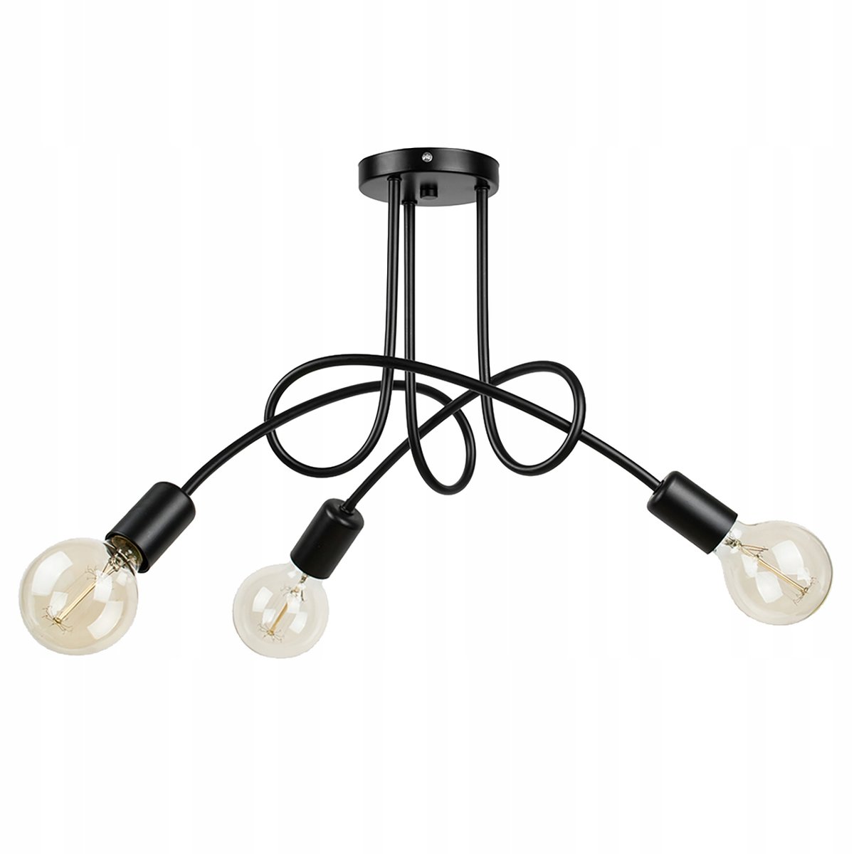 SUFITOWA LAMPA WISZĄCA NOWOCZESNA LOFT EDISON - LEDLUX | Sklep EMPIK.COM