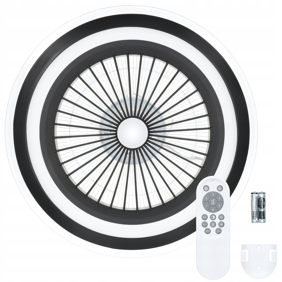 SUFITOWY Wentylator XTECH 1906 CICHY WIATRAK CZARNY NOWOCZESNY DESIGN - Xtech | Sklep EMPIK.COM