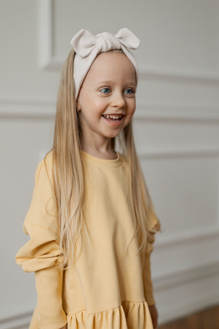 Sukienka Cube Long Straw Nitki Kids - 140/146 - STRAW - Nitki Kids | Sklep EMPIK.COM