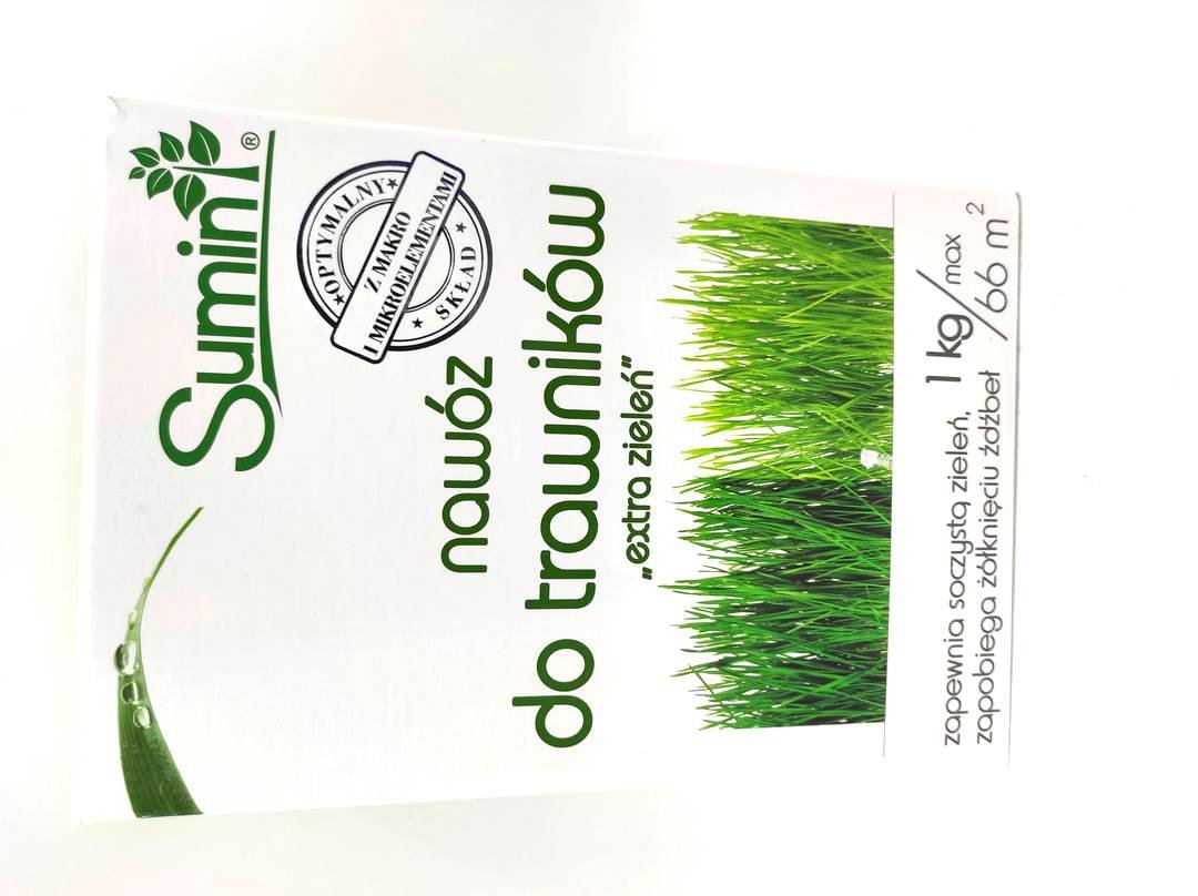 Sumin Nawóz Do Trawników "Extra Zieleń" 1 Kg Optymalny Skład - SUMIN | Sklep EMPIK.COM