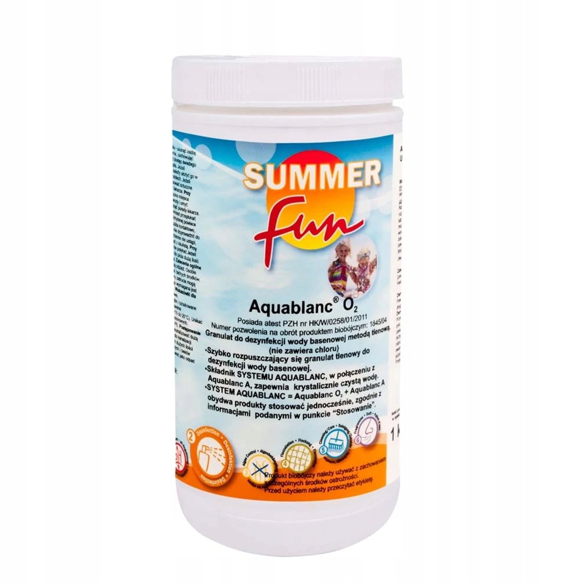 Summer Fun Aquablanc O2 granulat 1 kg - Chemoform | Sklep EMPIK.COM