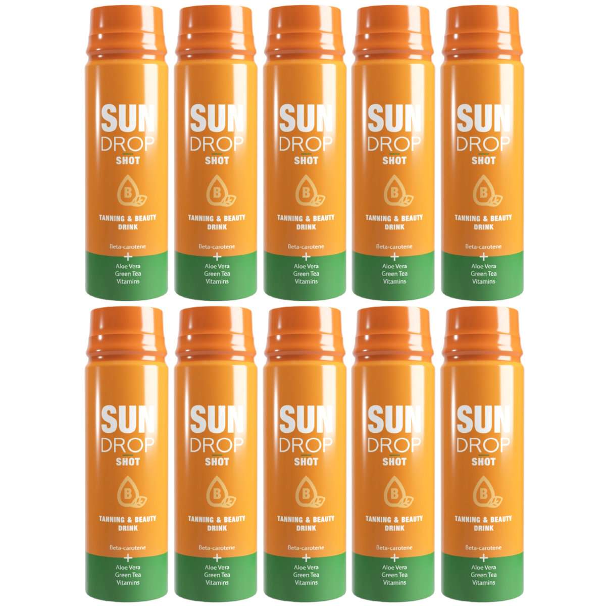 Sun Drop Shot Zestaw Orzeźwiający Solarium Słońce 10x80ml | Sklep EMPIK.COM