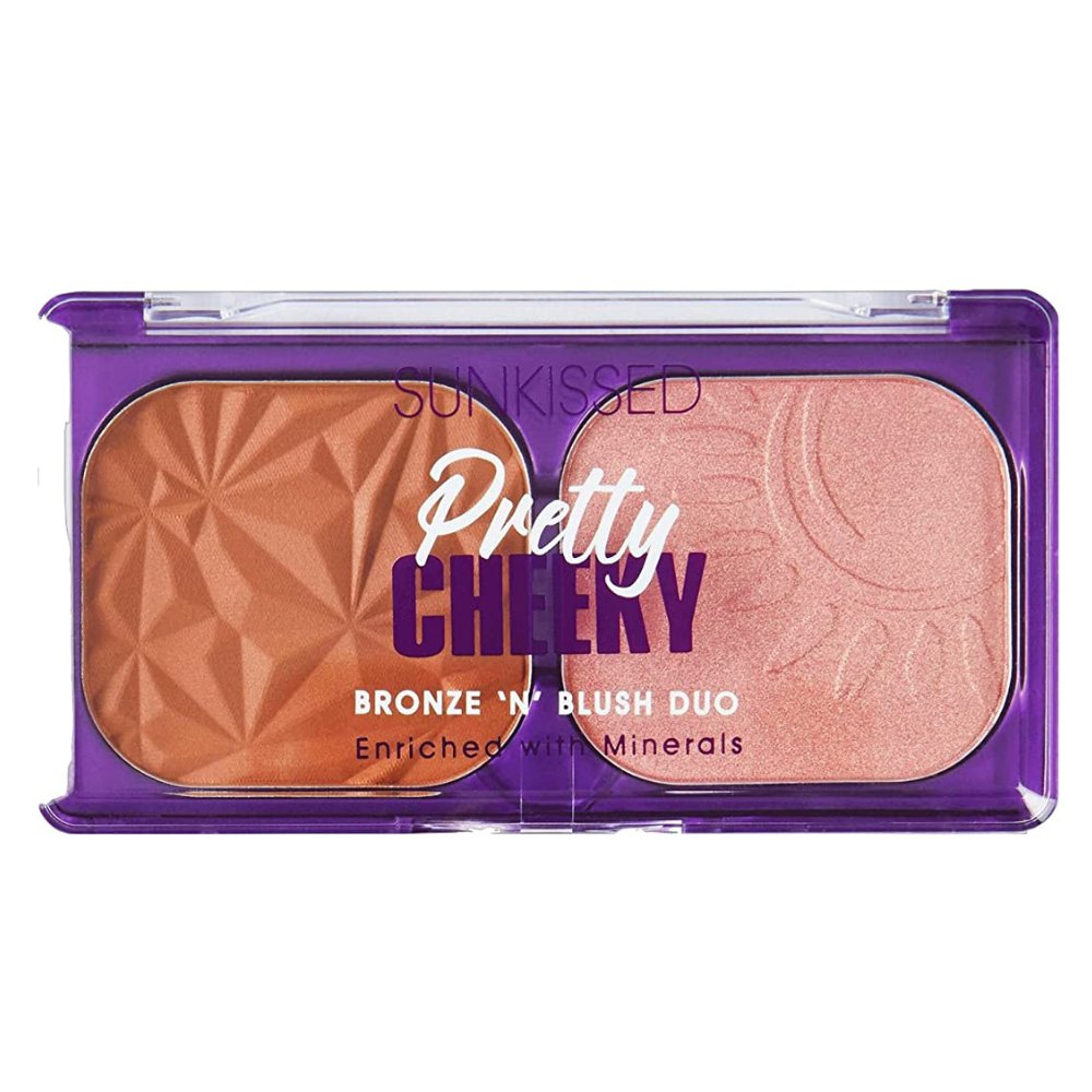 Sunkissed, Pretty Cheeky, Puder brązujący + Róż | Sklep EMPIK.COM