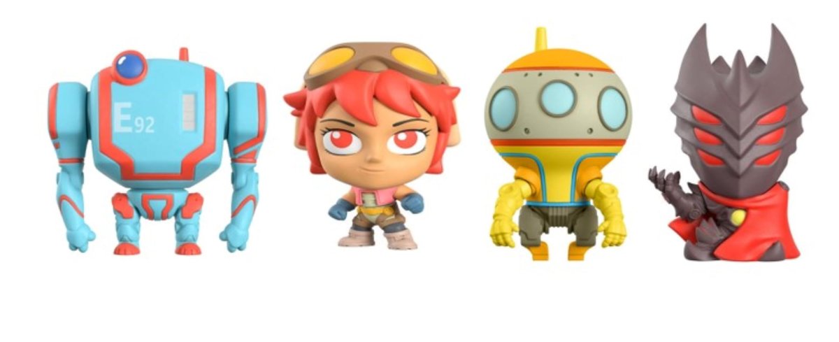 Super 7 Netflix Anime Eden 3" Superwinylowa figurka akcji - 4-częściowy ...