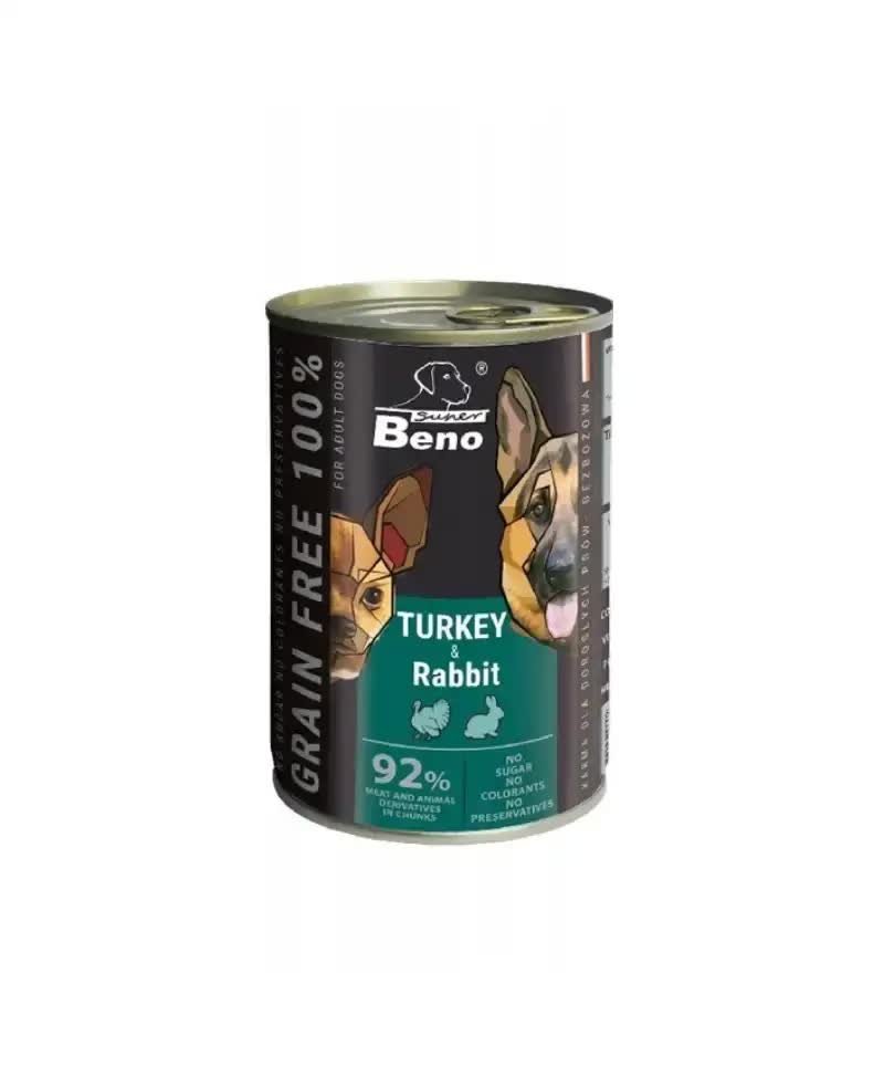 Super Beno Kąski z indykiem i królikiem 415g - SUPER BENO | Sklep EMPIK.COM