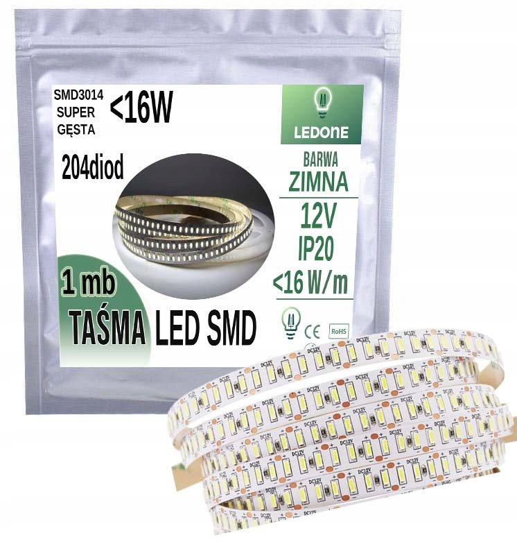 SUPER GĘSTA Taśma LED PREMIUM 3014 IP20 1020d 1mb - LED-ONE | Sklep ...