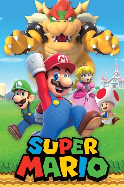 Super Mario Character Montage - Plakat - Super Mario | Sklep EMPIK.COM