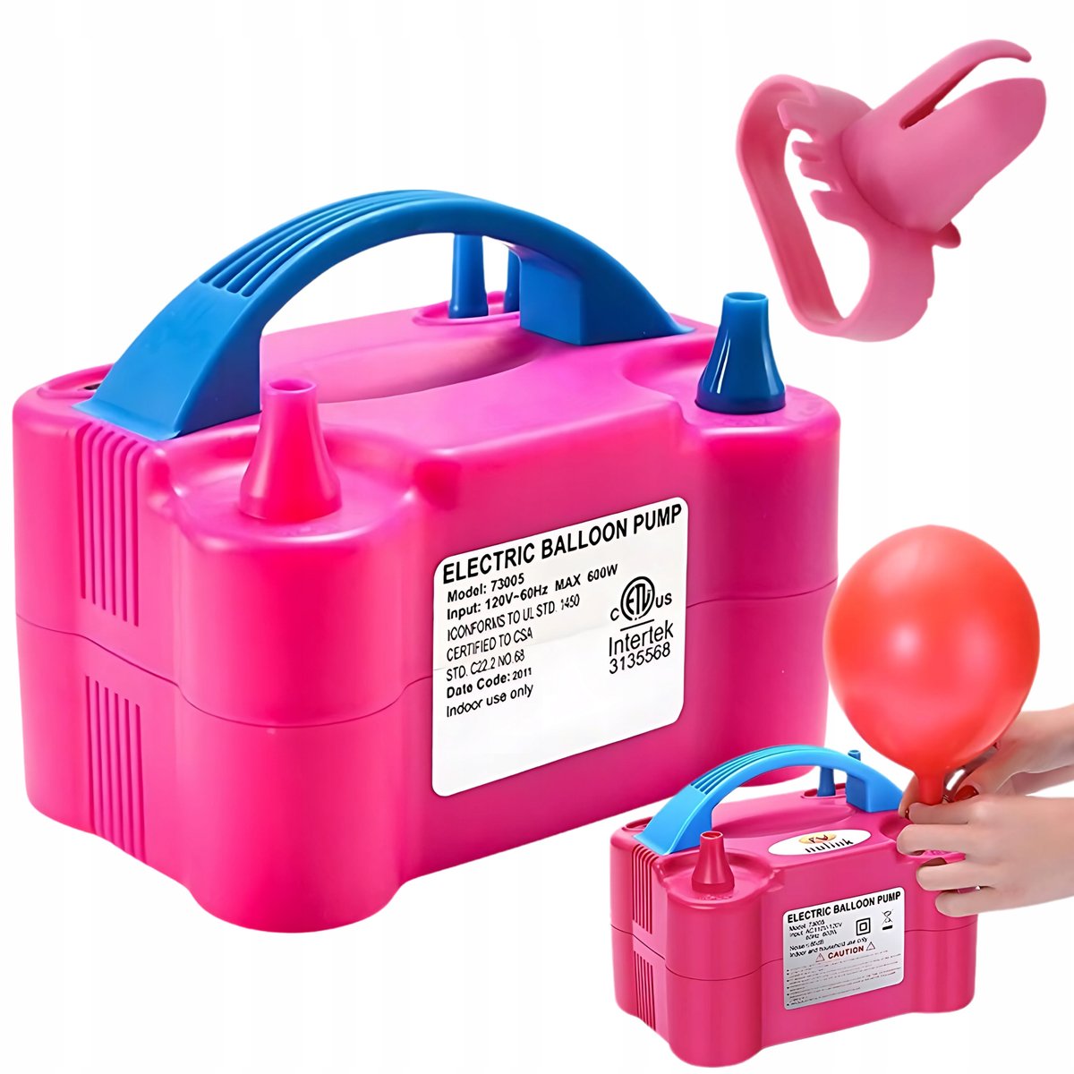 Super Wydajna Pompka Elektryczna Do Balonów Pompka Do Balonów I ...