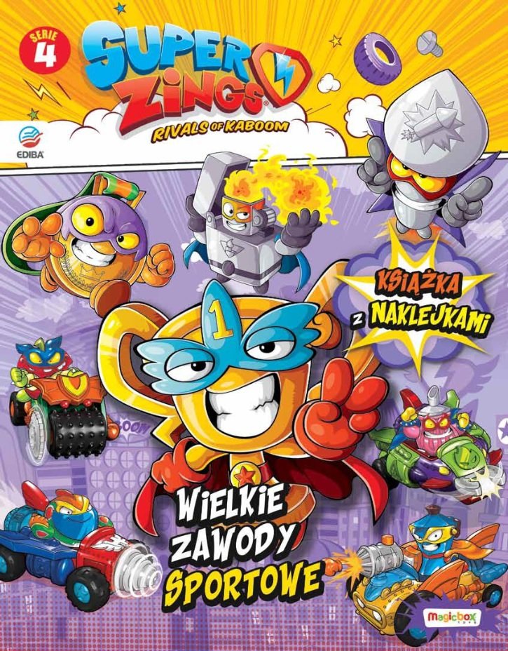 Super Zings Książka z Naklejkami - Ediba Polska Sp. z o.o. | Prasa ...
