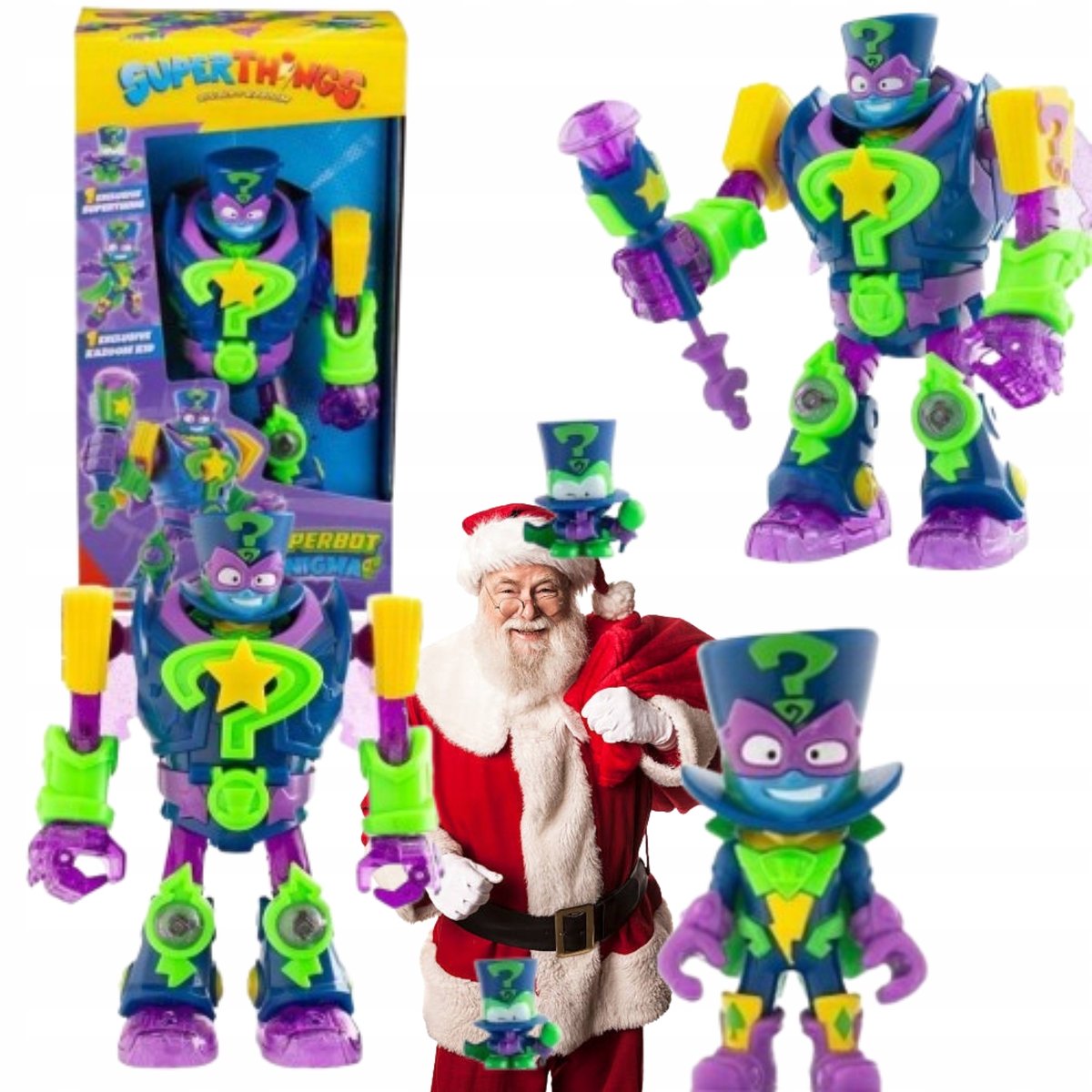 SUPER ZINGS THINGS 10 SERIA SUPERBOT ENIGMA 20258 ZESTAW PREZENT ...