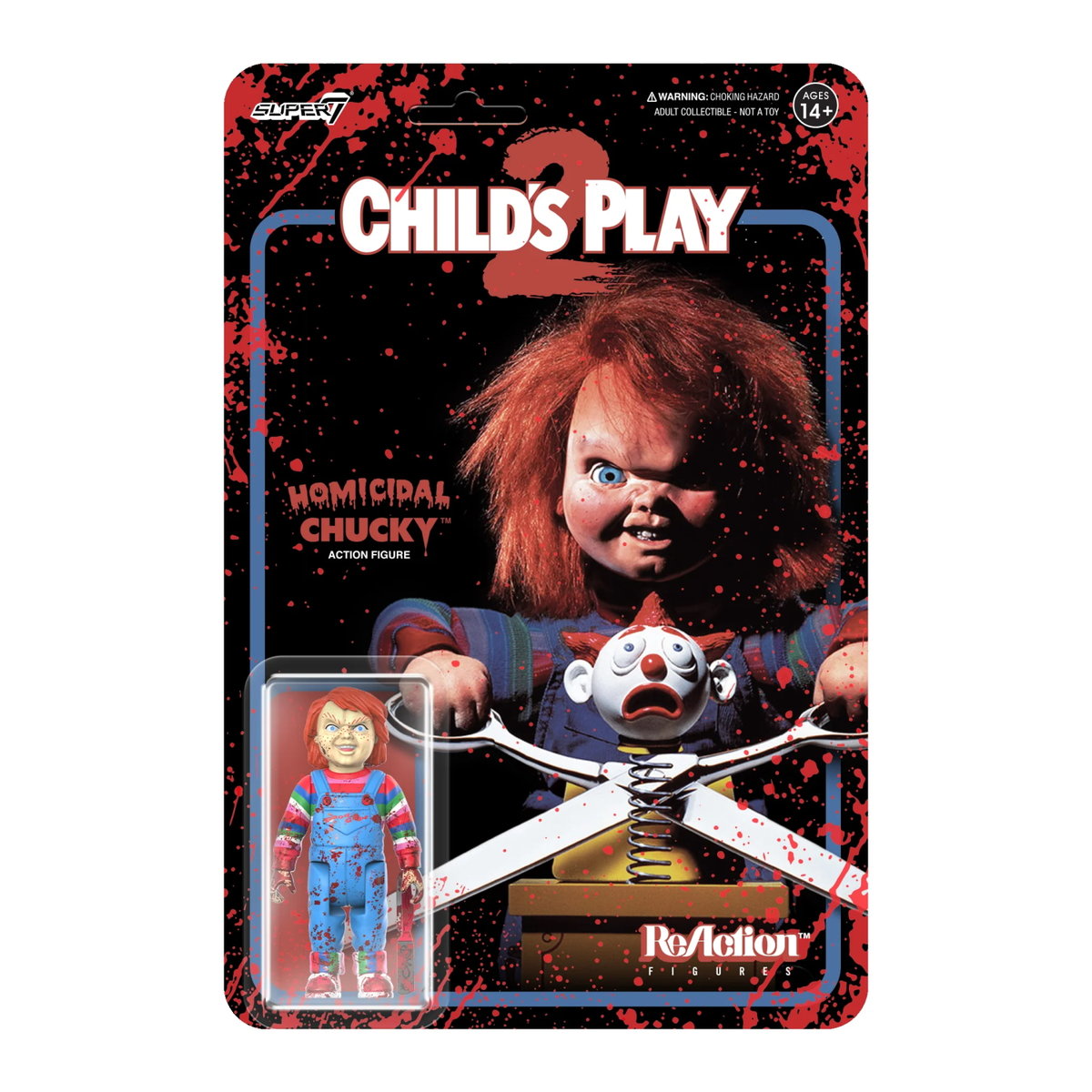 SUPER7 – Childs Play W2 Reakcja na rozprysk krwi Złego Chucky’ego RYS ...