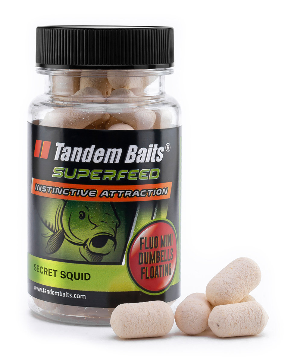 SuperFeed Fluo Mini Dumbells Floating 30g Secret Squid - Tandem Baits ...