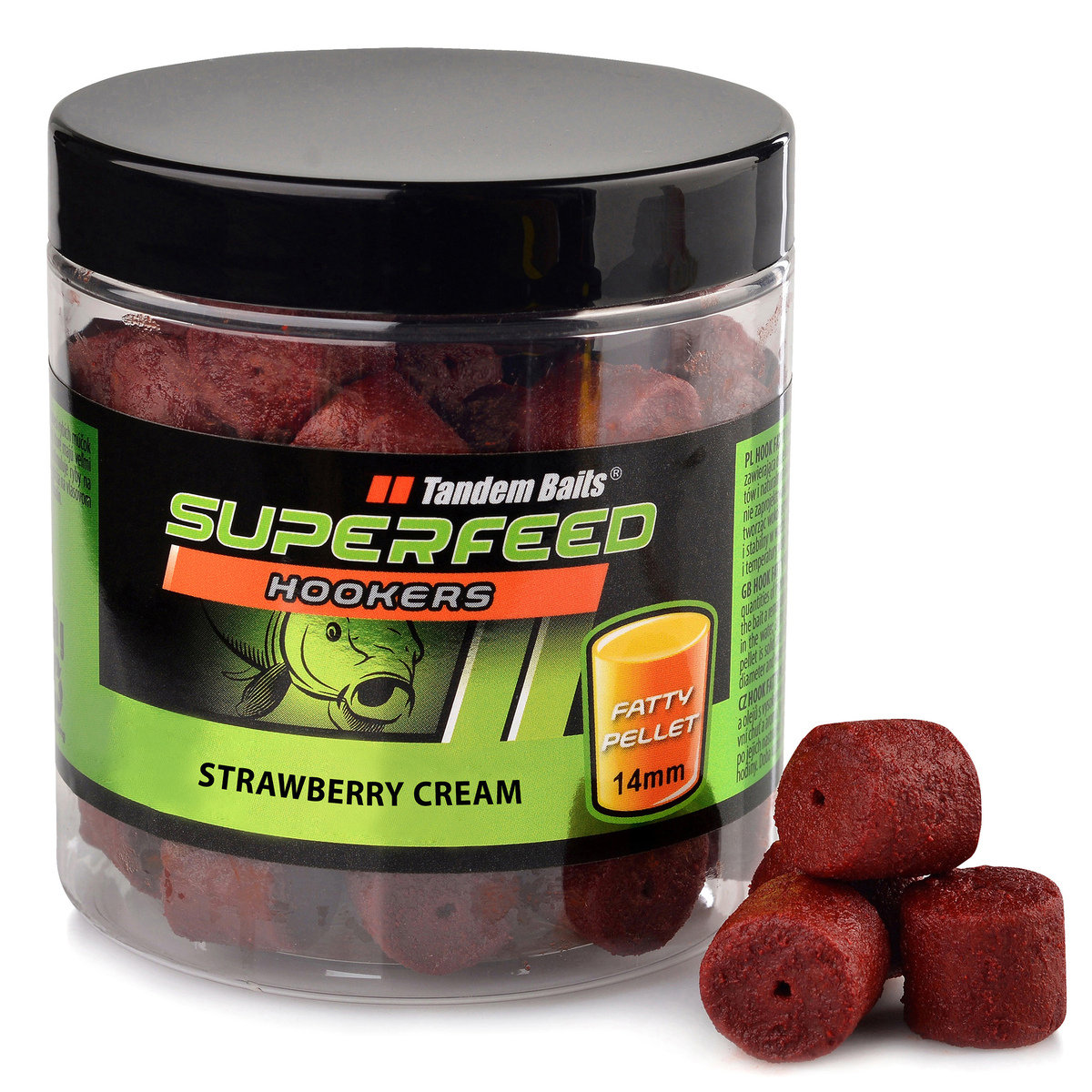 SuperFeed Hook Fatty Pellet 14mm/150g Strawberry Cream - Tandem Baits ...