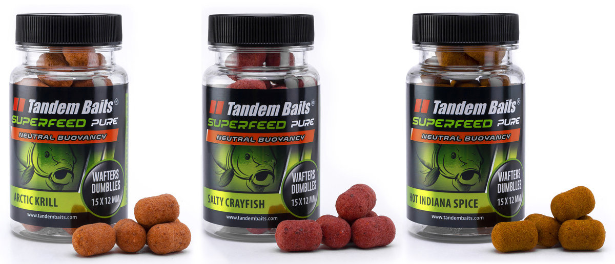 SuperFeed Pure Dumbells Wafters 15/12 mm / 30 g - Zestaw FSL Mix Smaków ...