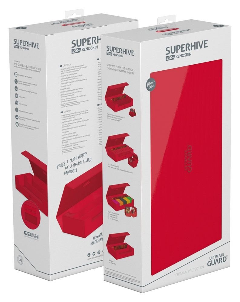 Superhive 550+ XenoSkin Monocolor Red Ultimate Guard - Ultimate Guard ...