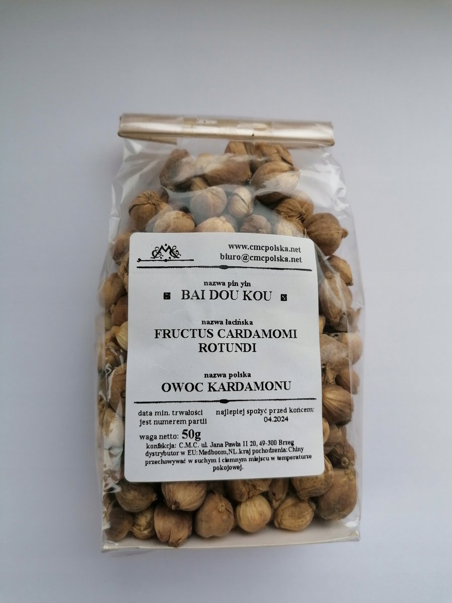 Suplement diety, BAI DOU KOU kardamon owoc kardamonu 50g CMC | Sklep ...