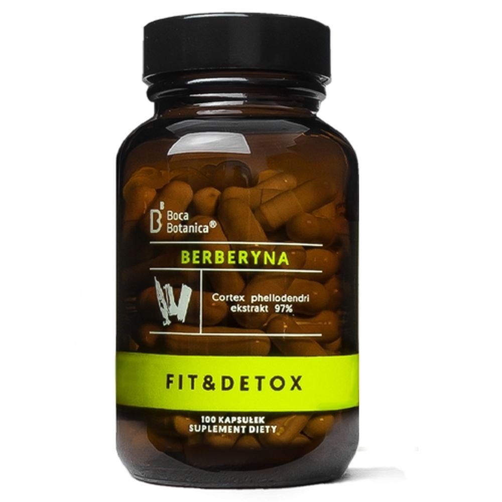 Suplement diety, Berberyna Cortex Phellodendri 97% 100 kapsułek - Boca ...