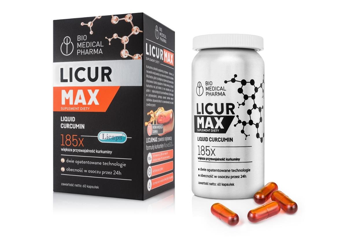 Suplement diety, Bio Medical Pharma, Licur Max, 60 Kaps. | Sklep EMPIK.COM