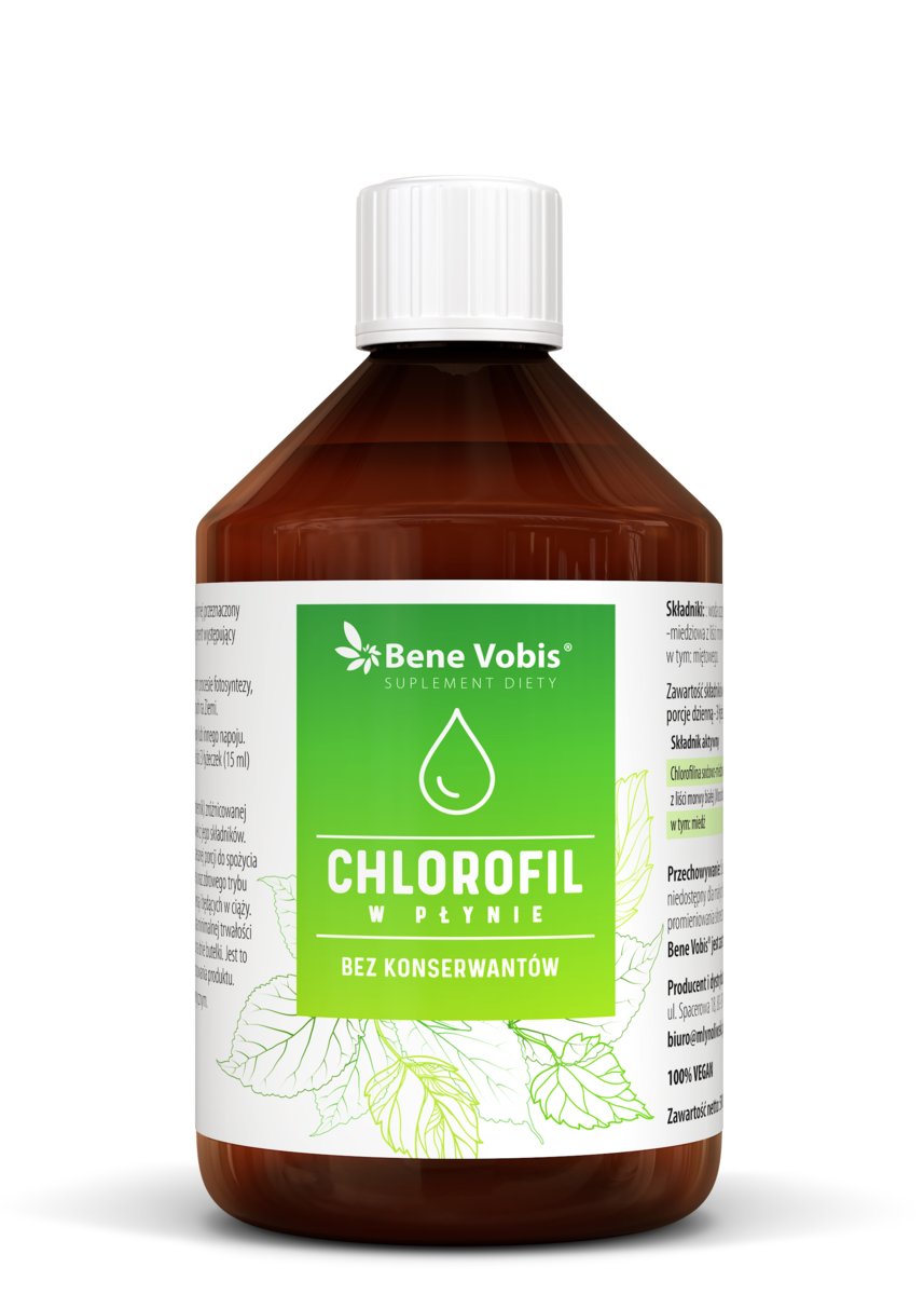 Suplement diety, Chlorofil w płynie - 500 ml | Sklep EMPIK.COM