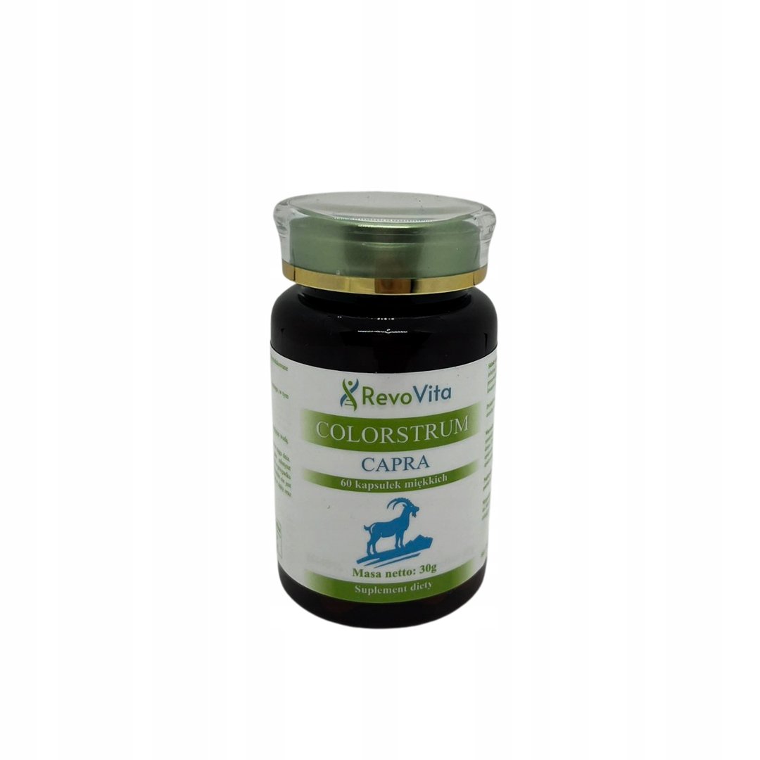 Suplement diety, Colostrum Capra Kozie KOLOSTRUM 500mg IG40% siara 60 kapsułek | Sklep EMPIK.COM