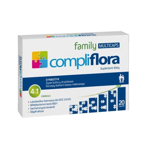 Suplement diety, Compliflora Family Synbiotyk, 20 Kaps. | Sklep EMPIK.COM