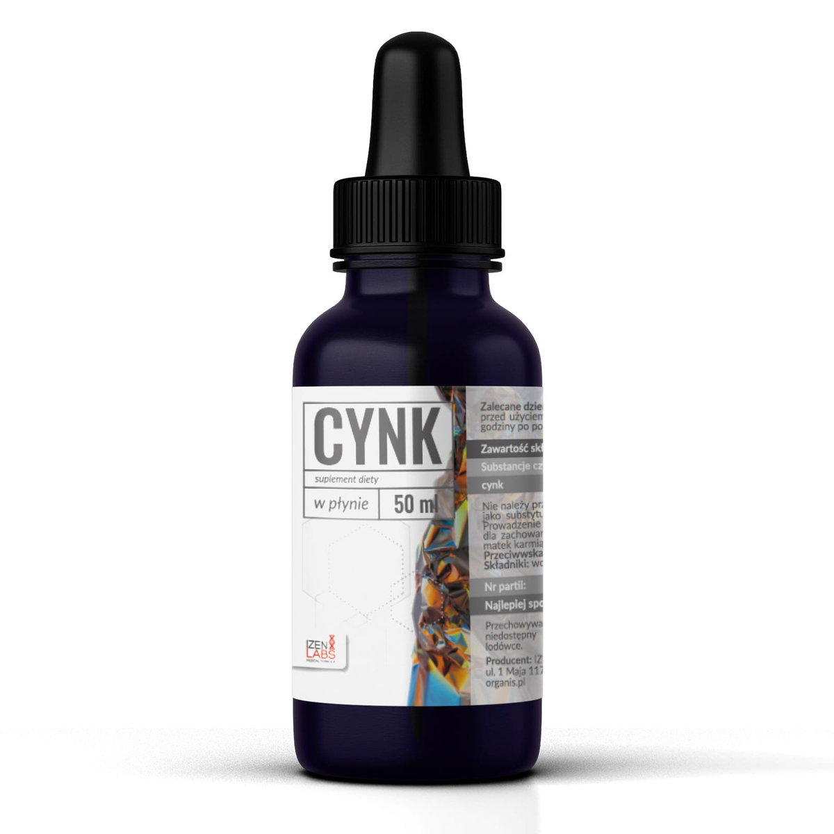 Suplement diety, Cynk w płynie krople 50 ml Organis | Sklep EMPIK.COM