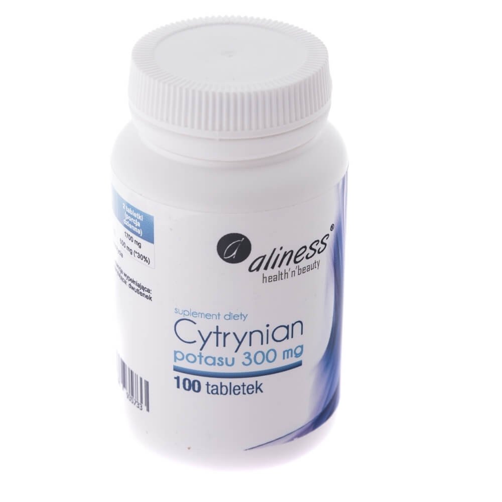 Suplement diety, Cytrynian Potasu MEDICALINE, 300 mg, 100 tabletek ...
