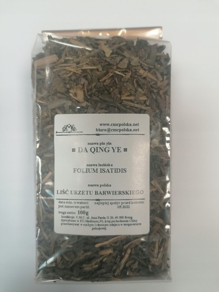 Suplement diety, DA QING YE Urzet barwierski liść 100g CMC | Sklep EMPIK.COM