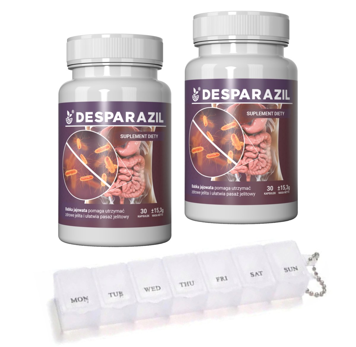 Suplement diety, Desparazil zdrowe jelita ułatwia pasaż jelitowy 30 kaps. | Sklep EMPIK.COM