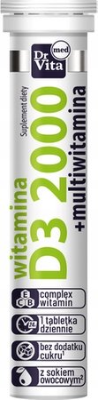 Suplement diety, Dr Vita, Tabletki musujące Witamina D 2000 mg ...