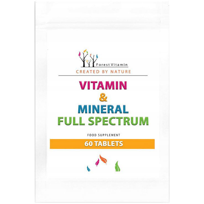 Suplement diety, Forest Vitamin, Vitamin&Mineral Full Spectrum, 60 tab ...