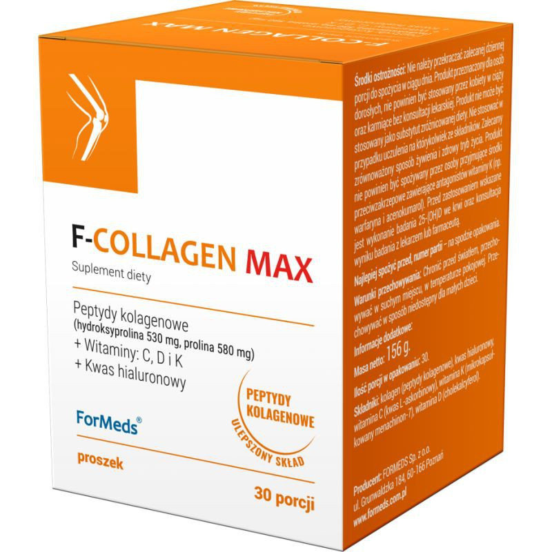 Suplement diety, Formeds, F-COLLAGEN MAX (kolagen w proszku), 156 g ...