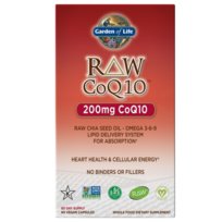 Suplement diety, Garden of Life, RAW CoQ10 - Koenzym Q10 200 mg, 60 kaps. | Sklep EMPIK.COM