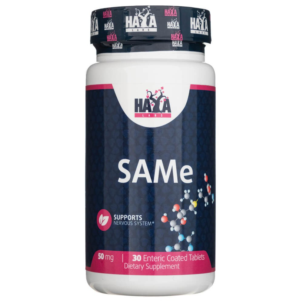 Suplement diety, Haya Labs, SAMe 50 mg - 30 tabletek | Sklep EMPIK.COM