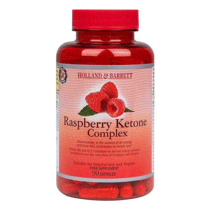 Suplement diety, Holland & Barrett, Raspberry Ketone Complex, 90 kaps ...