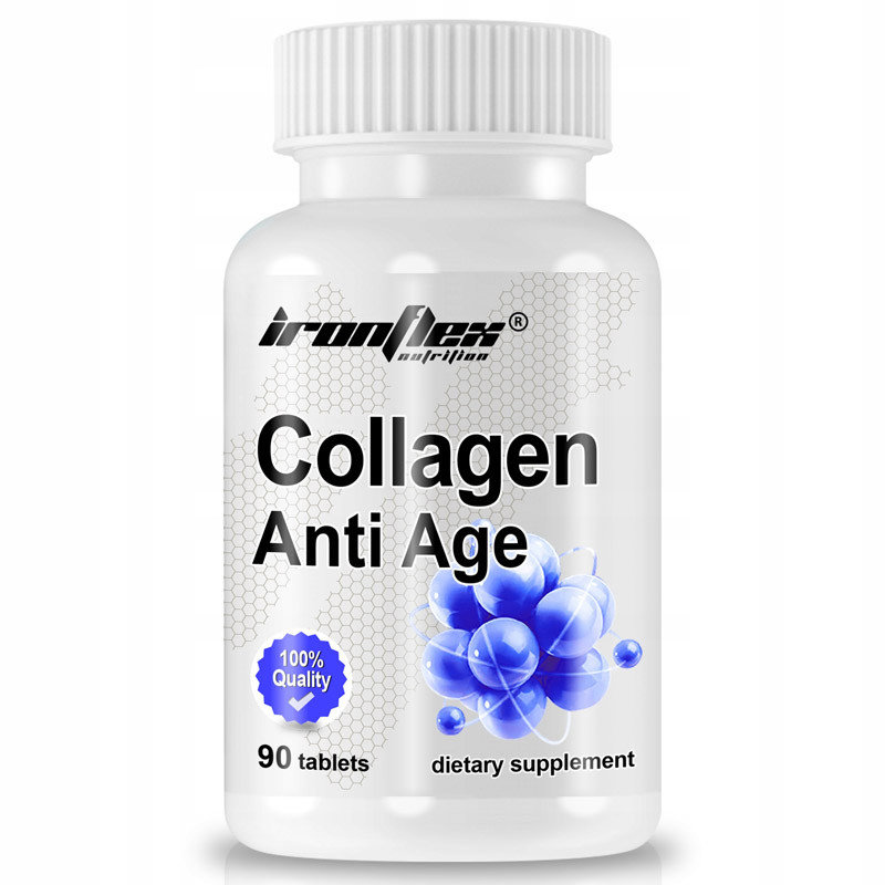 Suplement diety, Ironflex Collagen Anti Age 90Tabs | Sklep EMPIK.COM